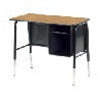 Open Front Desks-Virco 765 Jr. Executive Desk – SchoolOutlet